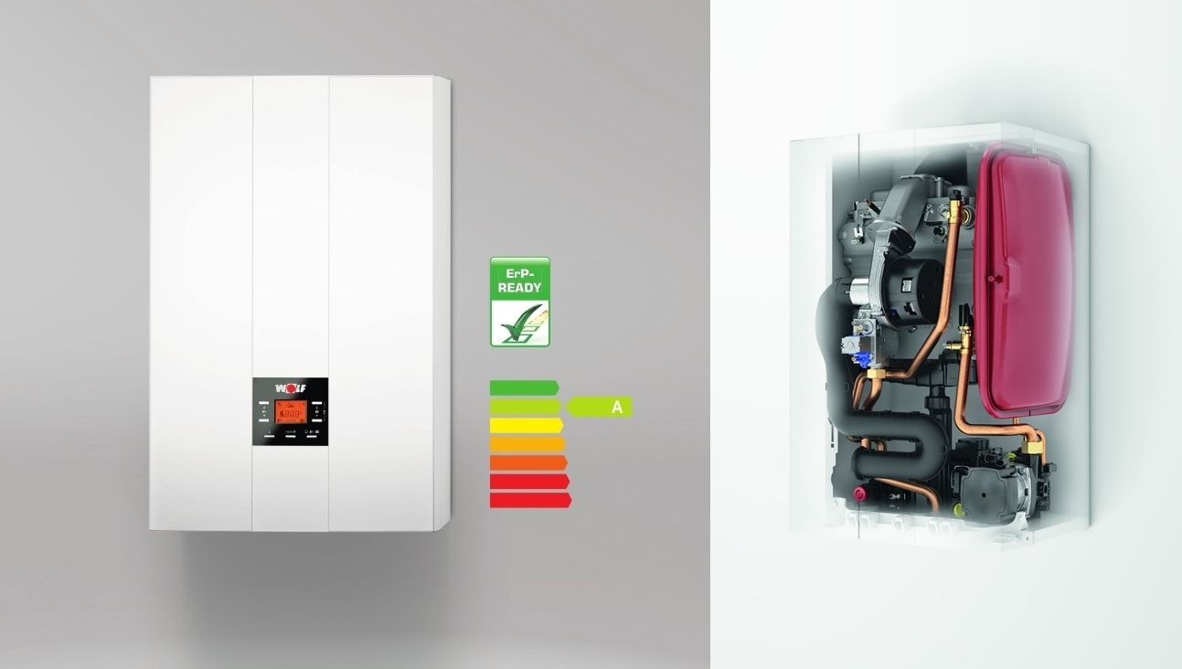 Caldera de condesación de gas WOLF FGB 28 y 35 kW